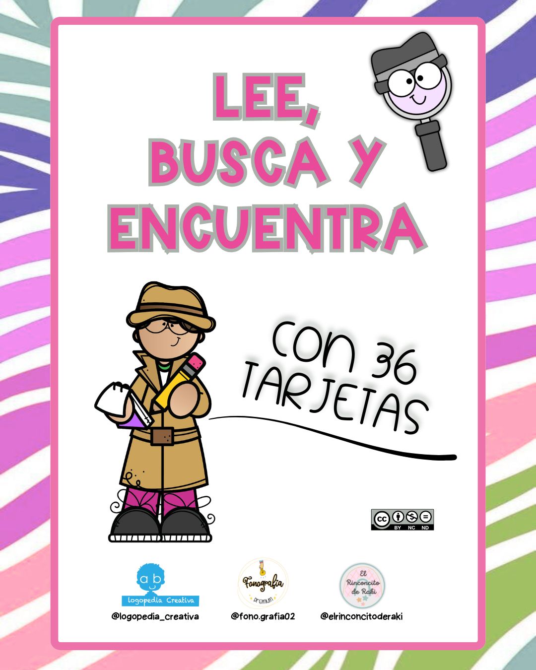 Lee, busca y encuentra – Logopedia Creativa