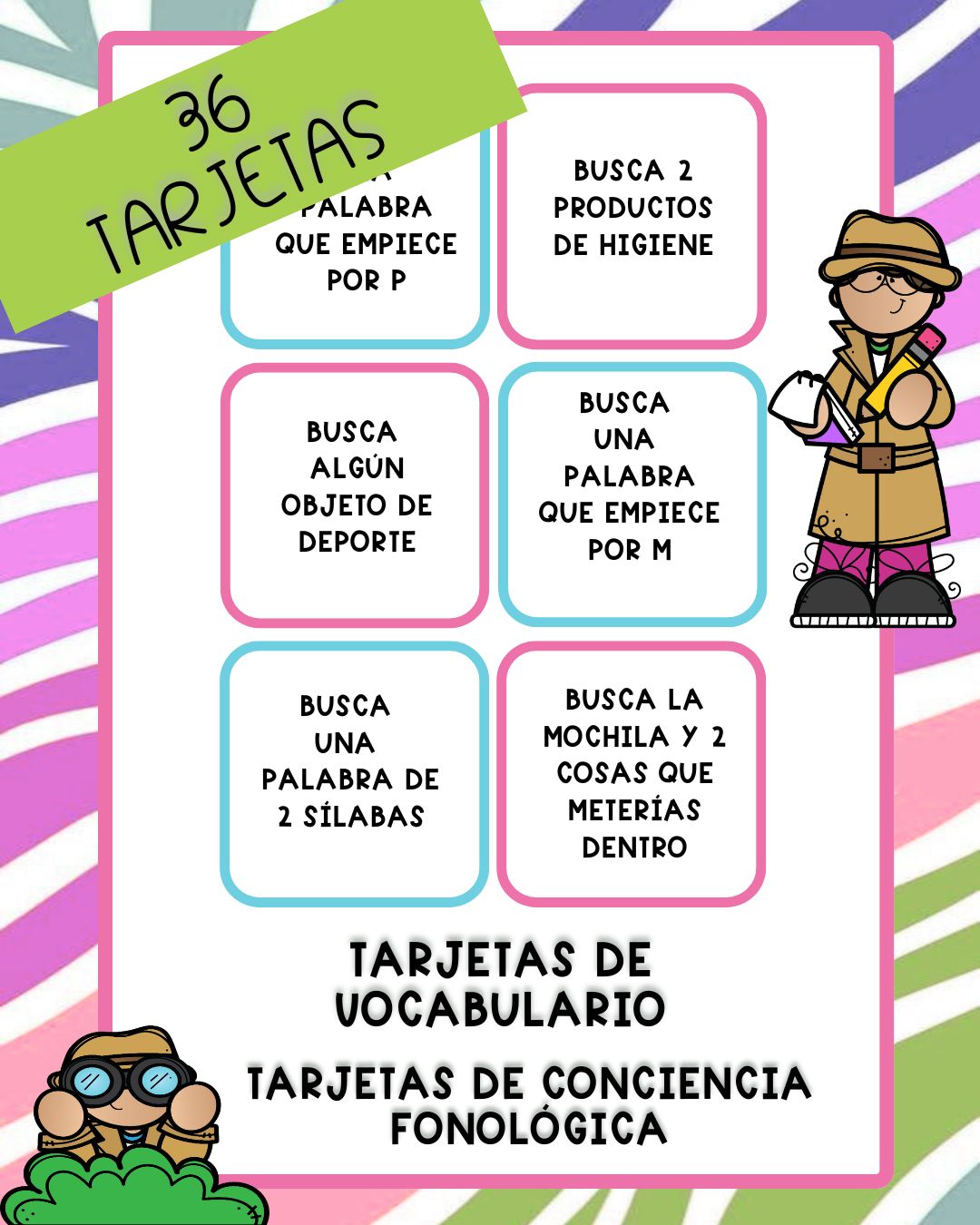 Lee, busca y encuentra – Logopedia Creativa