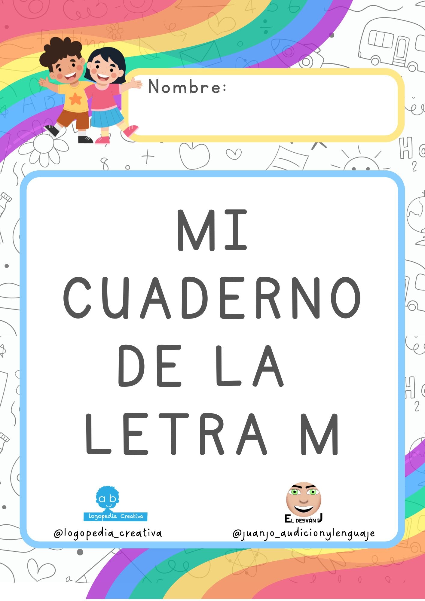 Cuaderno Lectoescritura Letra M – Logopedia Creativa