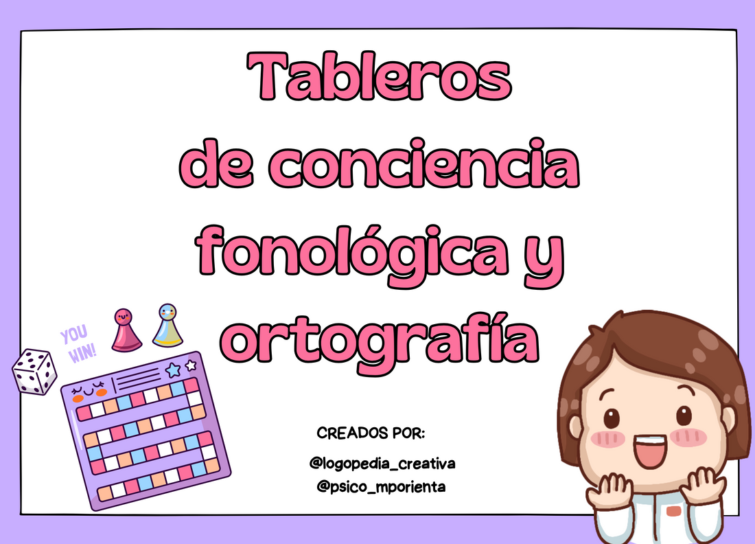 Tableros de conciencia fonológica y ortografía – Logopedia Creativa